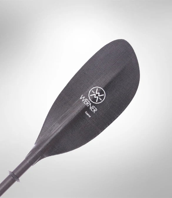 Werner Cyprus - High Angle Kayak Paddle - Bent – Old Creel Canoe & Kayak