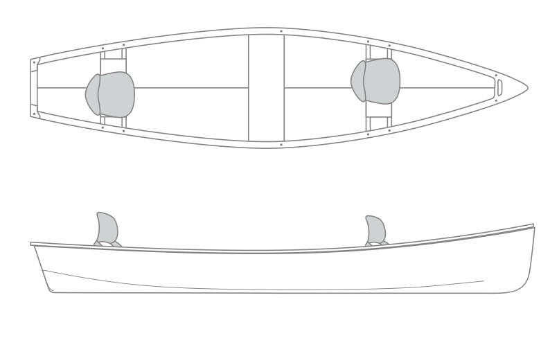 Esquif - Rangeley 17 in T-Formex – Old Creel Canoe & Kayak
