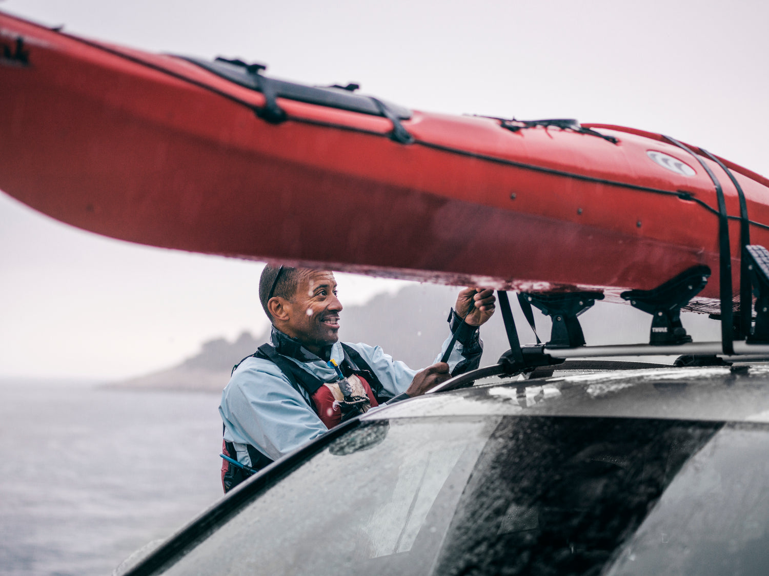 Thule - DockGrip - Horizontal Kayak or SUP Rack – Old Creel Canoe & Kayak