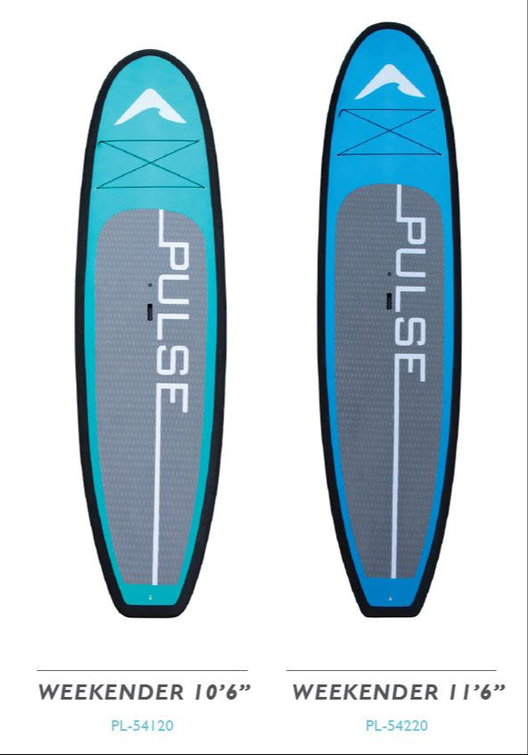 Pulse - Weekender 8', 10'6", 11'6" Stand Up Paddle Board with Paddle ...