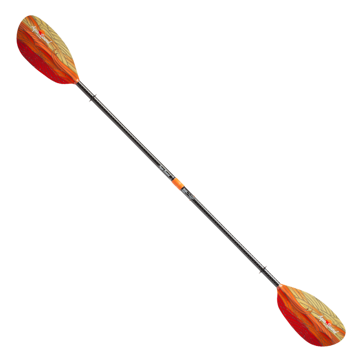 Aquabound - Whiskey Fiberglass 2-Piece Straight Shaft Kayak Paddle ...